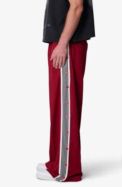 Mnml Side Snap Striped Track Pants