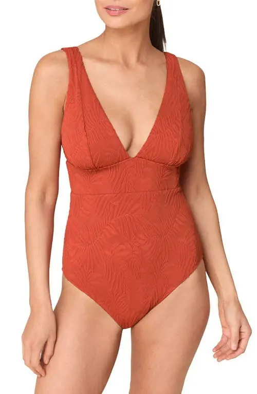 ANDIE The Mykonos One Piece Swimsuit - Ember