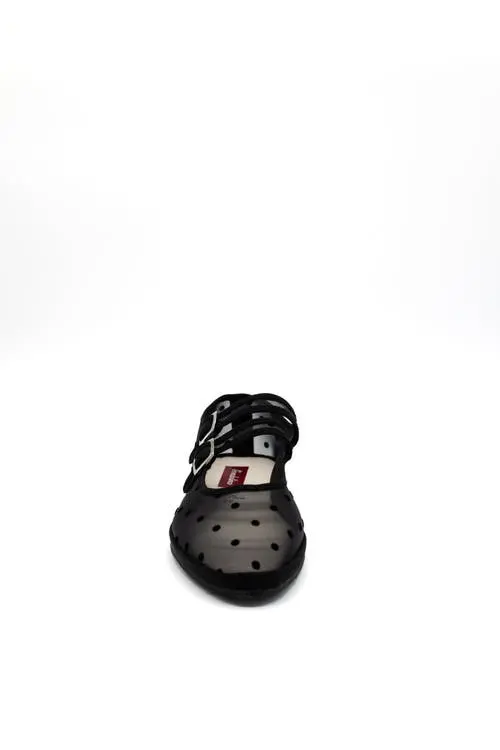 GONDOLINA SHOES Moretta Double Strap Mary Jane Flats