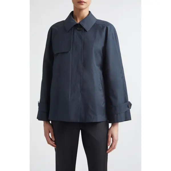 Max Mara Tiglio Crop Raincoat