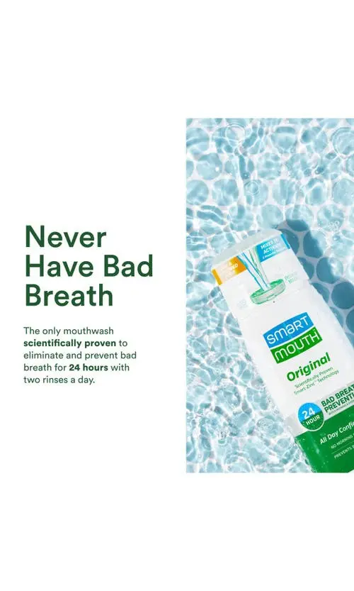 SMARTMOUTH Original Zinc Activated Mouthwash 3 Pack 3 Pack
