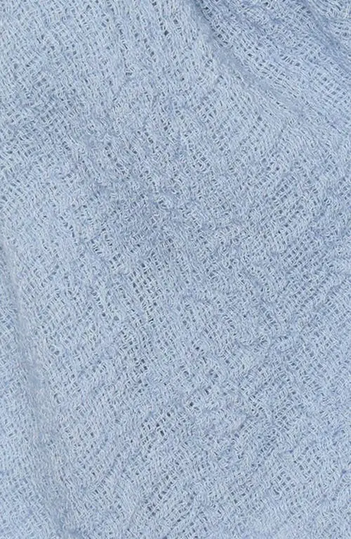 Eileen Fisher Cozy Crinkle Gauze Scarf - Dolphin