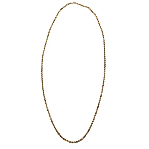 MADISON BEVERLY HILLS Vintage 70s Twisted Rope Link Chain Necklace