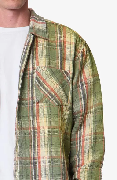 Mnml Vintage Plaid Flannel Shirt