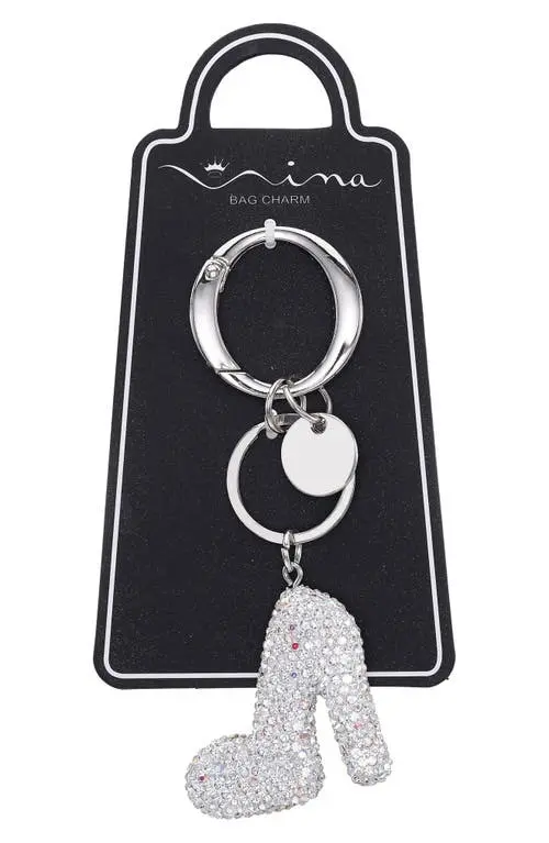 Nina Crystal Pump Bag Charm