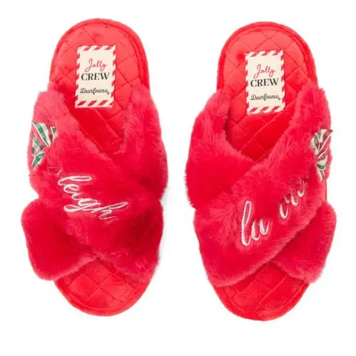 DEARFOAMS Mama Fur Slide Slippers