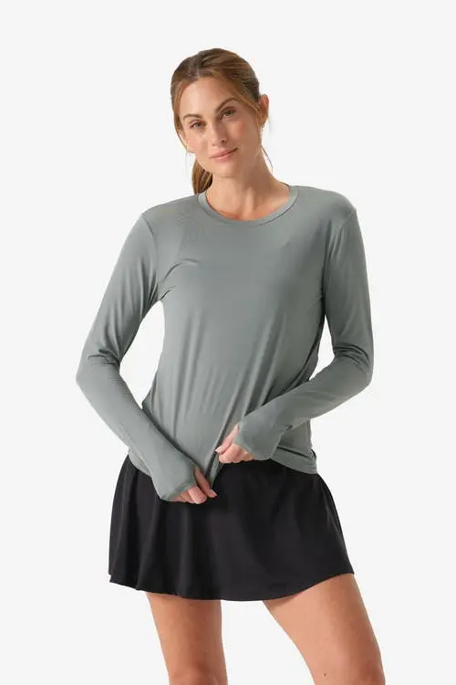 FIELDSHEER Aeris Dricomfort Long Sleeve Tee - Green