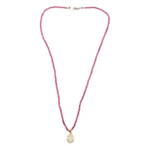 MADISON BEVERLY HILLS Ruby Mary Pendant Necklace