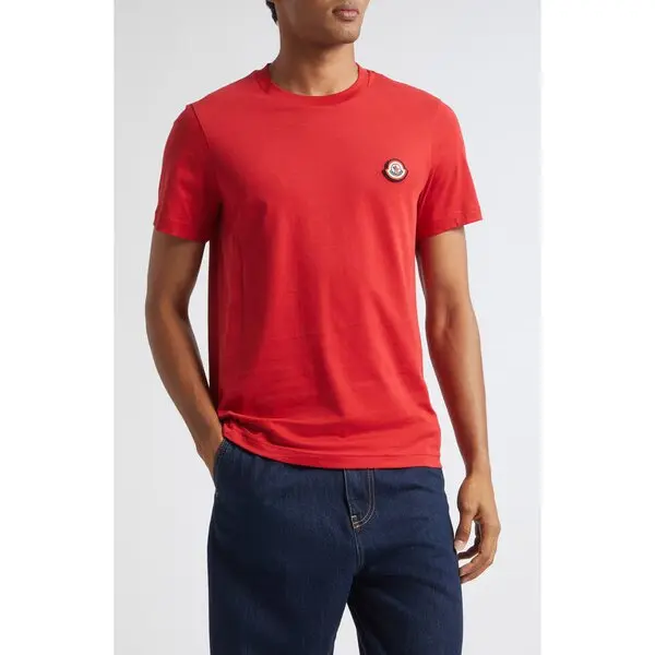 Moncler Cotton Jersey T-shirt - Red