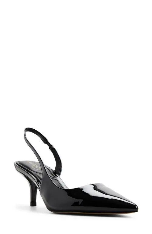 Aldo Stessy Slingback Pointed Toe Pumps - Black