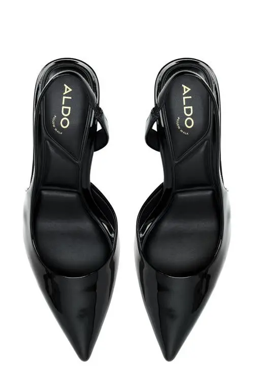 Aldo Stessy Slingback Pointed Toe Pumps - Black