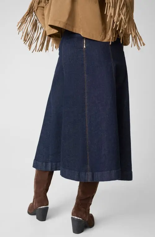 Guess Rayne Paneled Denim Maxi Skirt