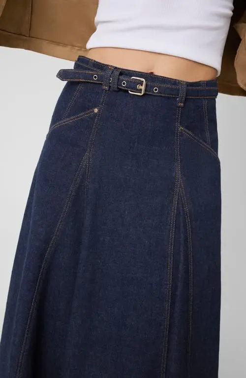 Guess Rayne Paneled Denim Maxi Skirt