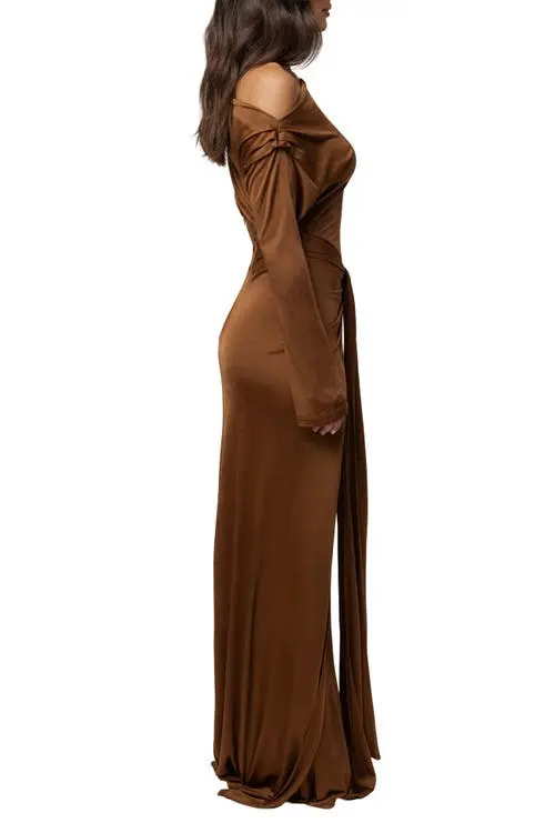 JLUXLABEL Draped Perfection Maxi Dress