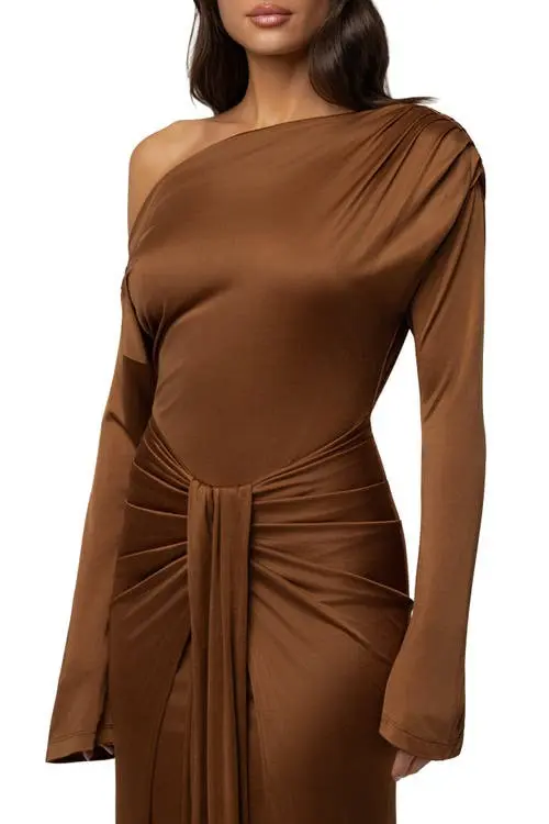 JLUXLABEL Draped Perfection Maxi Dress