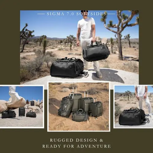 SKYWAY Sigma 7.0 Softside X-large Rolling Duffel Bag - Black