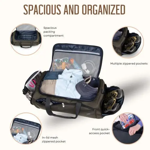 SKYWAY Sigma 7.0 Softside Extra Large Rolling Duffel Bag - Black
