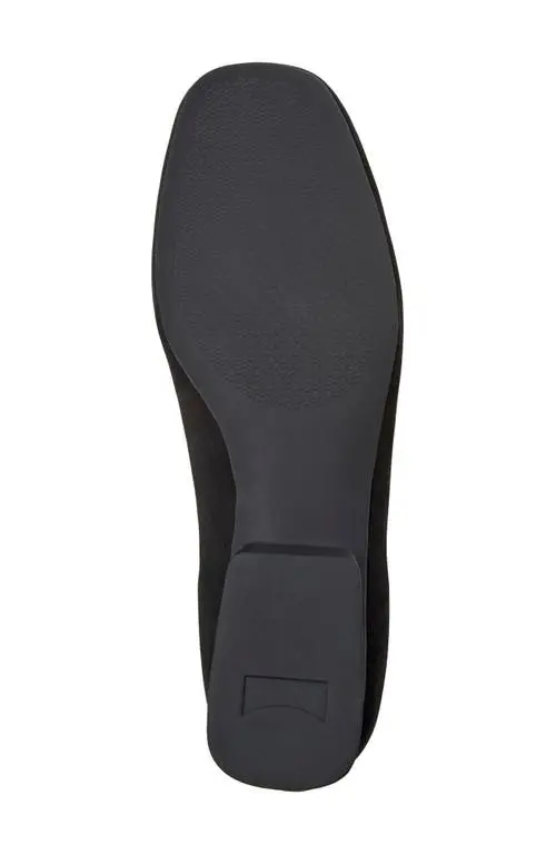 Camper Casi Myra Twins Floral Ballerina Flat - Black