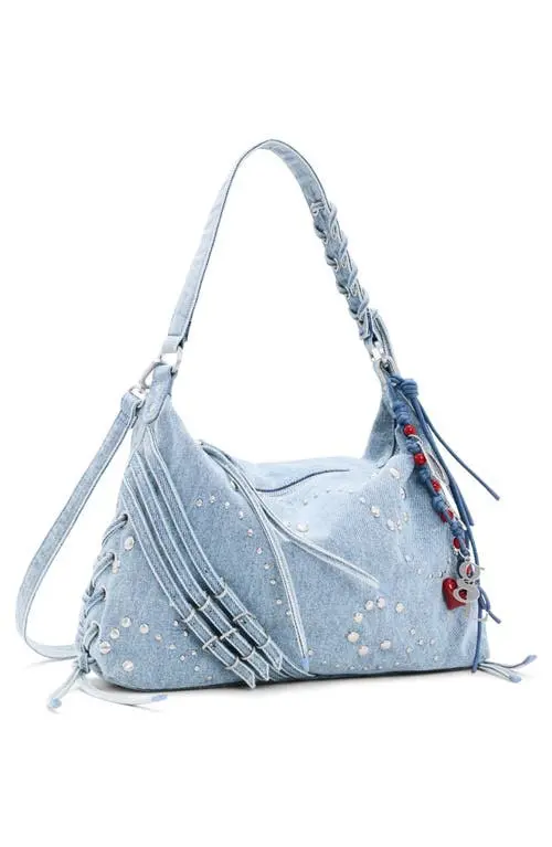 Desigual Medium Denim Shoulder Bag