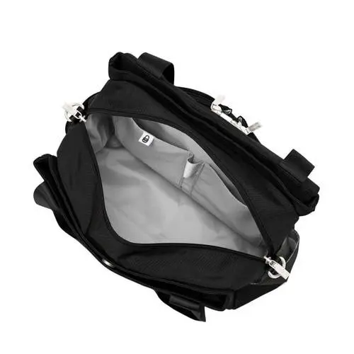 BAGGALLINI Coastal Flip Lock Trio Satchel - Black