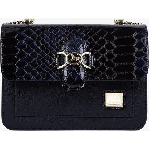 CAVALINHO Cherry Blossom Shoulder Bag - Navy
