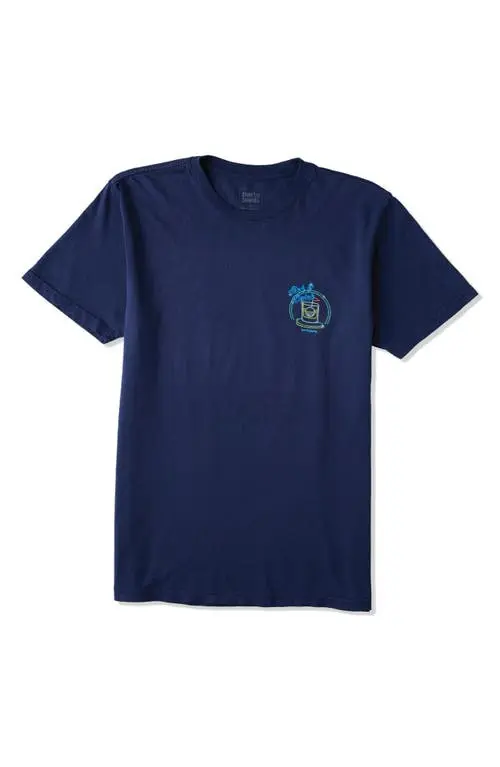 PARTY PANTS Sink N Drink Graphic T-shirt - Navy Blue