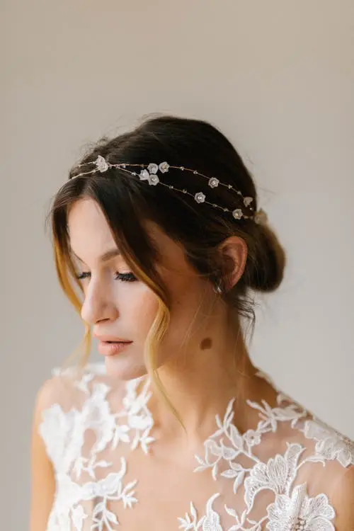 POPPY LANE Golden Vine Bridal Headpiece