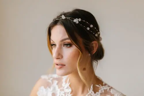POPPY LANE Golden Vine Bridal Headpiece