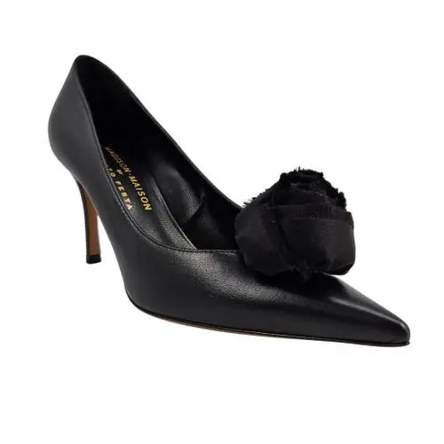 MADISON MAISON X Roberto Festa Linia Flower Leather High Heel Pumps