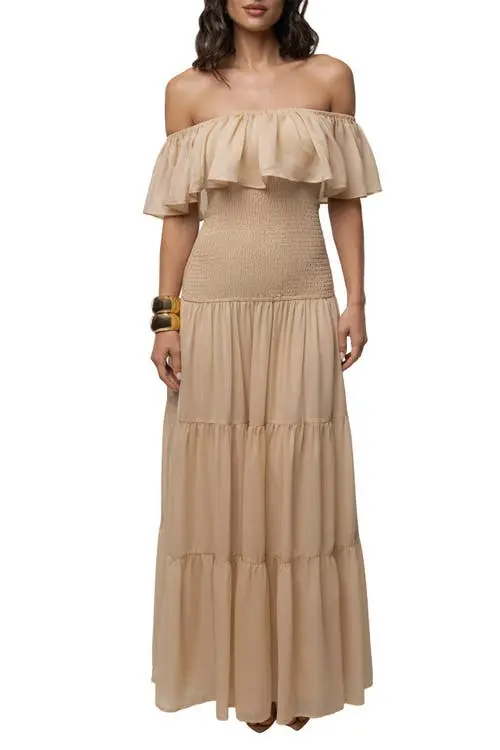 JLUXLABEL Seaside Drift Maxi Dress - Sand