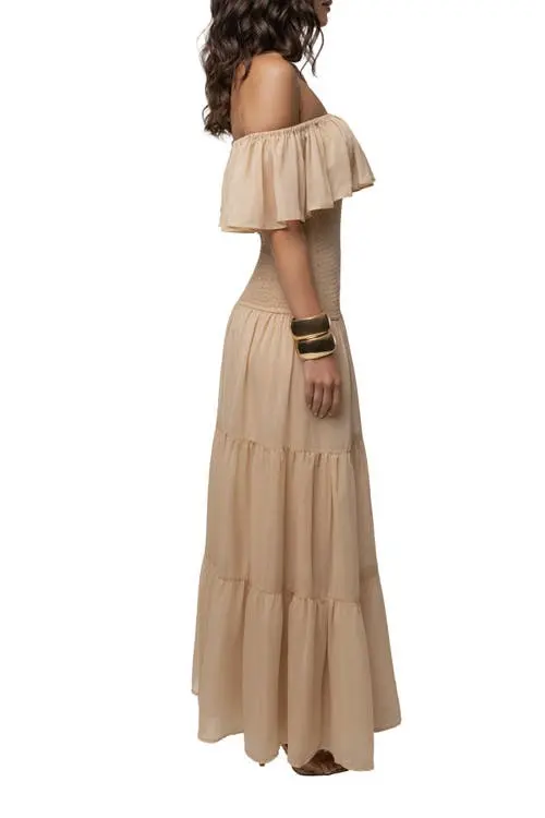 JLUXLABEL Seaside Drift Maxi Dress - Sand