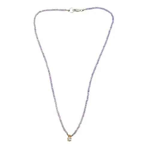 MADISON BEVERLY HILLS Faceted Amethyst Choker Necklace