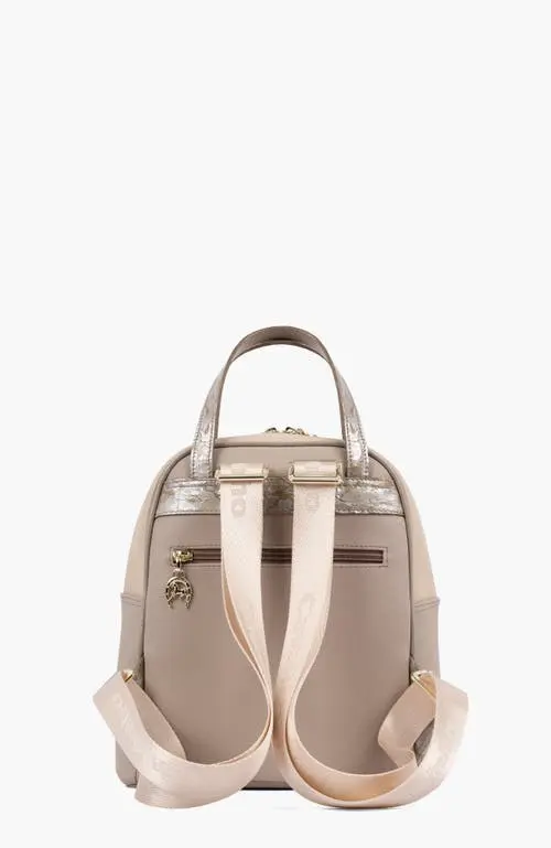 CAVALINHO Craft 548 Quilted Studded Leather And Canvas Backpack