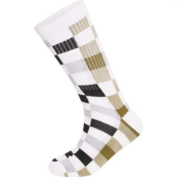 DARE 2B Henry Holland Checkerboard Patterned Mid-calf Socks Pack Of 2 - White