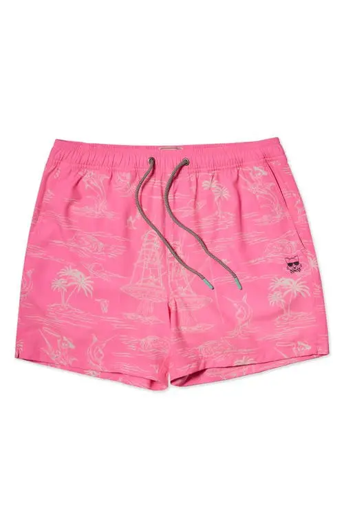 PARTY PANTS Extended Stay 5-inch Starter Swim Trunks