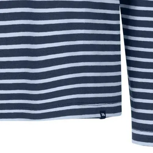TRESPASS Yarn Dyed Stripe Long Sleeve Shirt - Navy