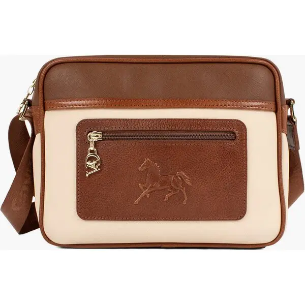 Cavalinho Horse Crossbody Bag - Camel Brown/beige