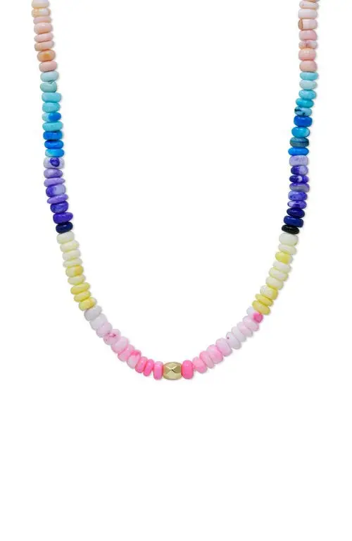 Anzie Boheme Opal Pastel Mix Necklace - Pink Multi