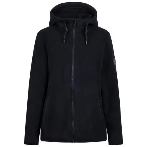 TRESPASS Leila Dlx Fleece Jacket With Drawstring Hood