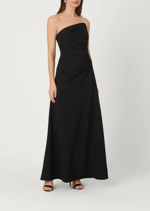 Shoshanna Midnight Stretch Crepe Dory Dress - Jet