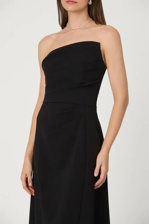 Shoshanna Midnight Stretch Crepe Dory Dress