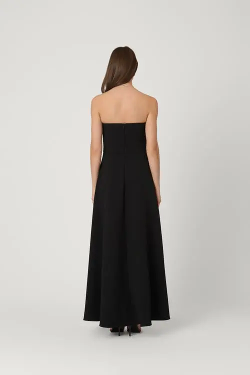 Shoshanna Midnight Stretch Crepe Dory Dress
