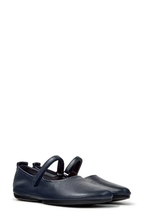 Camper Right Nina Mary Jane Flat - Dark Blue