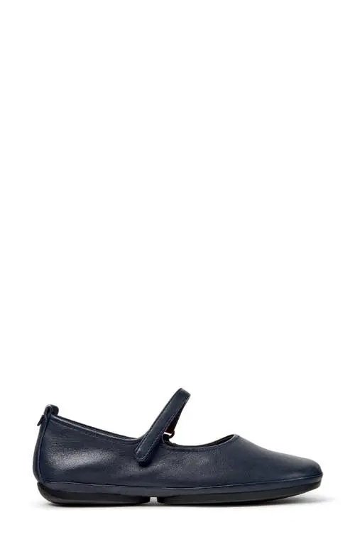 Camper Right Nina Mary Jane Flat - Dark Blue