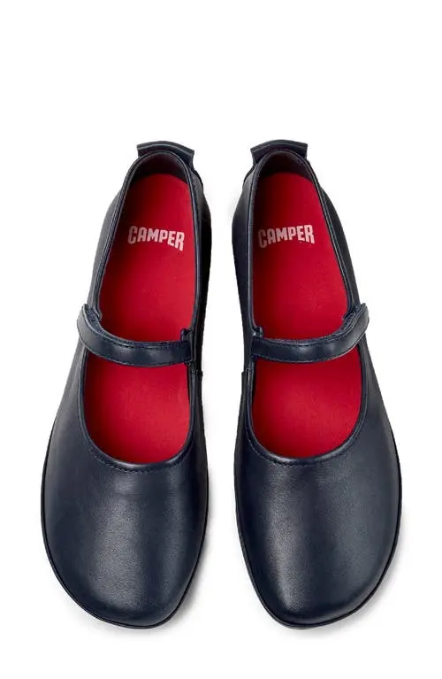 Camper Right Nina Mary Jane Flat - Dark Blue