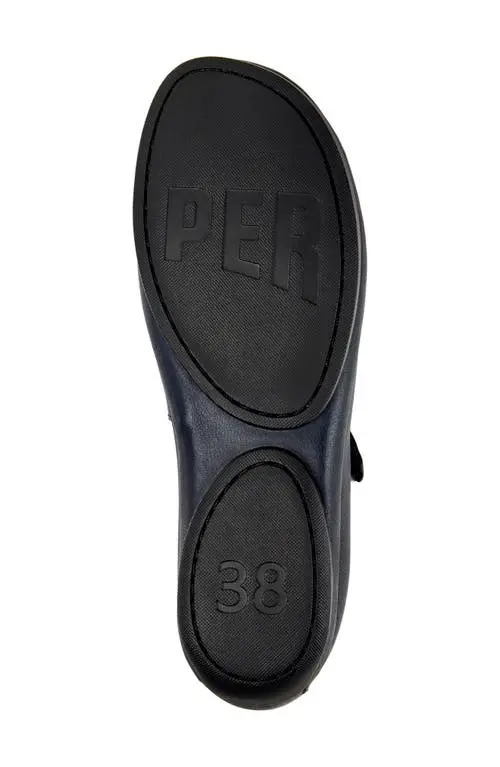 Camper Right Nina Mary Jane Flat - Dark Blue