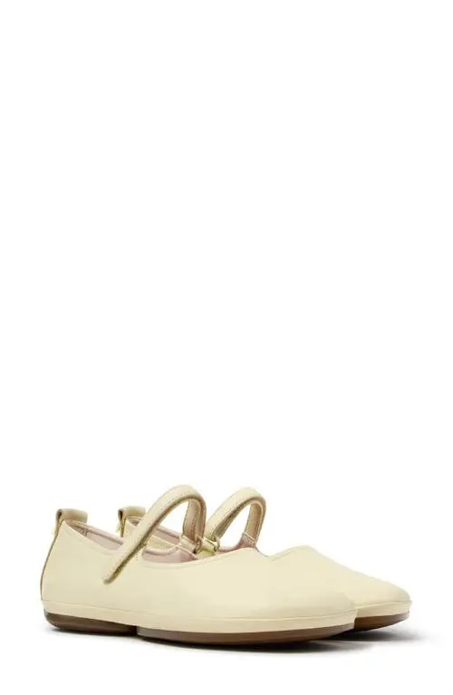 Camper Right Nina Mary Jane Flat - Light Beige