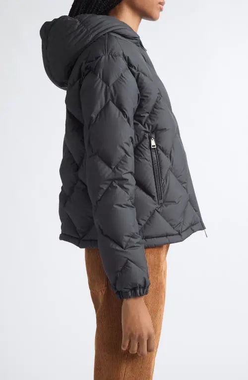 Moncler Arvouinne Quilted Down Jacket With Hood