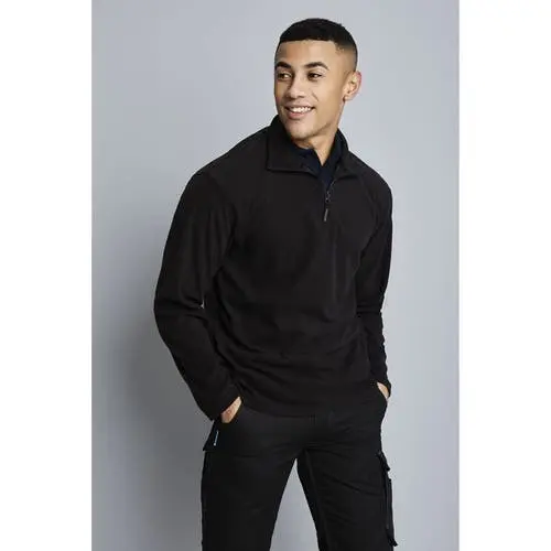 REGATTA Micro Zip Neck Fleece Top - Black