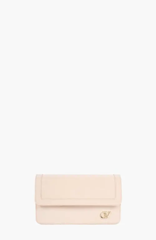 CAVALINHO Iconic 648 Patent Leather Clutch Shoulder Bag - Beige